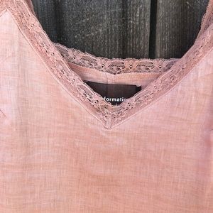 Reformation | Tops | Nwt Reformation Emmie Lace Trim Linen Camisole ...